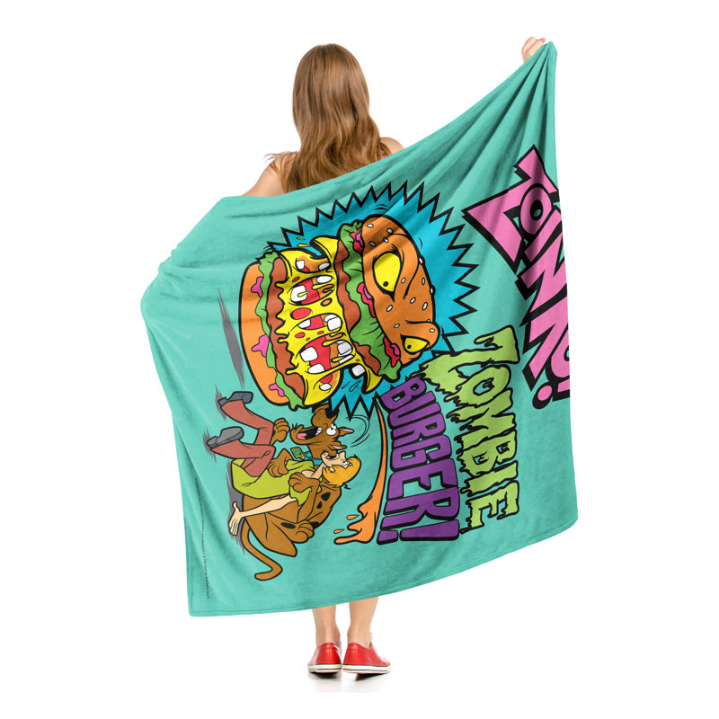 Northwest Scooby Doo Zombie Burger Throw | Wayfair