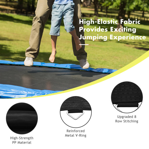 Gymax Jumping Surface for Round Trampoline & Reviews | Wayfair