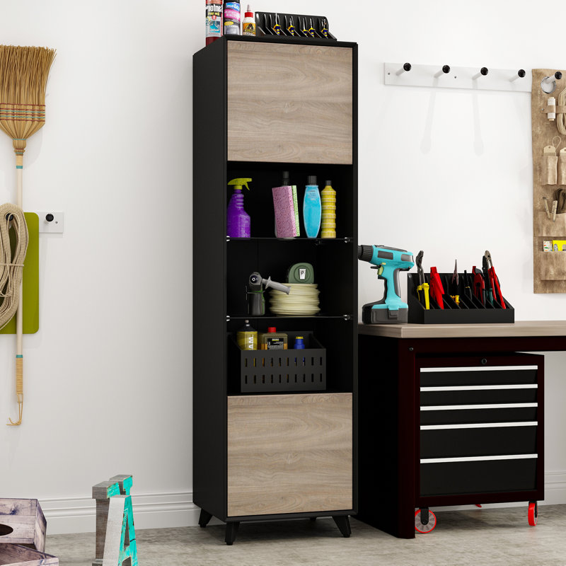 George Oliver Vertical Garage Storage Cabinet | Wayfair