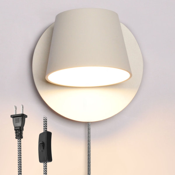Wrought Studio™ Charlote Directional Led Armed Sconce Plug-in ...