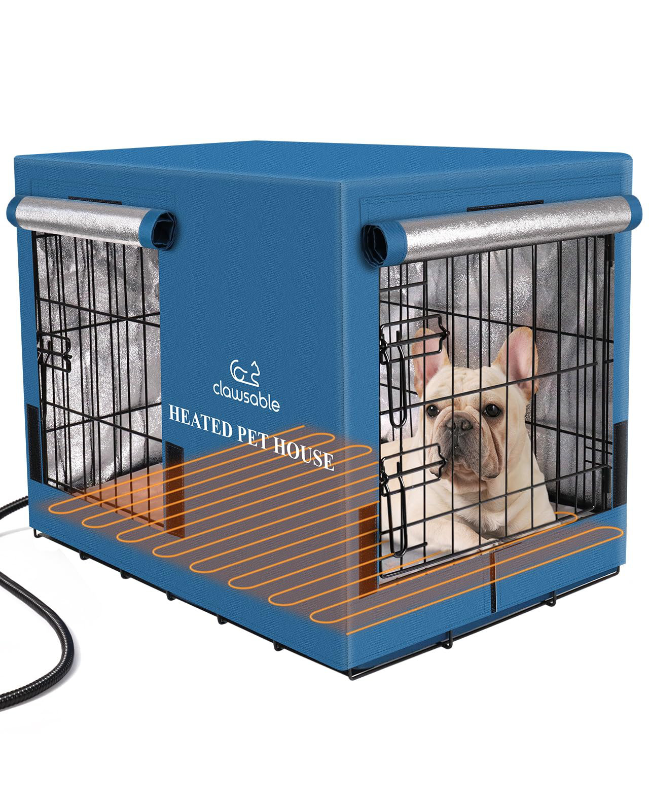 Archie & Oscar™ Outdoor Heated Dog House With Matching Insulated Box ...