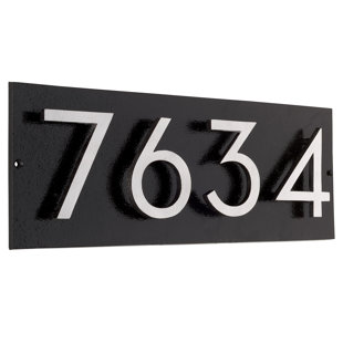 Horizontal Wall Mount Address Plaques & Signs You'll Love | Wayfair