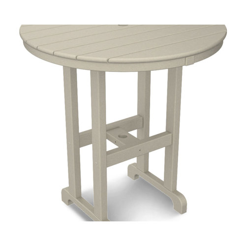POLYWOOD® Round Farmhouse Counter Table & Reviews | Wayfair