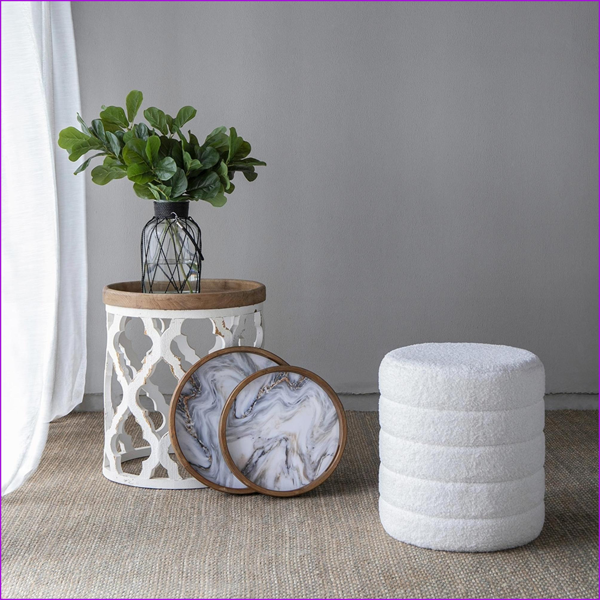 Latitude Run® French Country Fir Wood Coffee Table Set - 5pcs with ...
