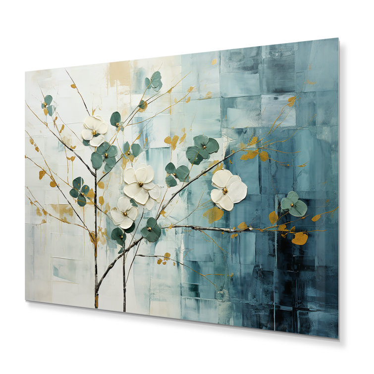 Red Barrel Studio® Subtle Serenity III - Abstract Collages Metal Wall ...