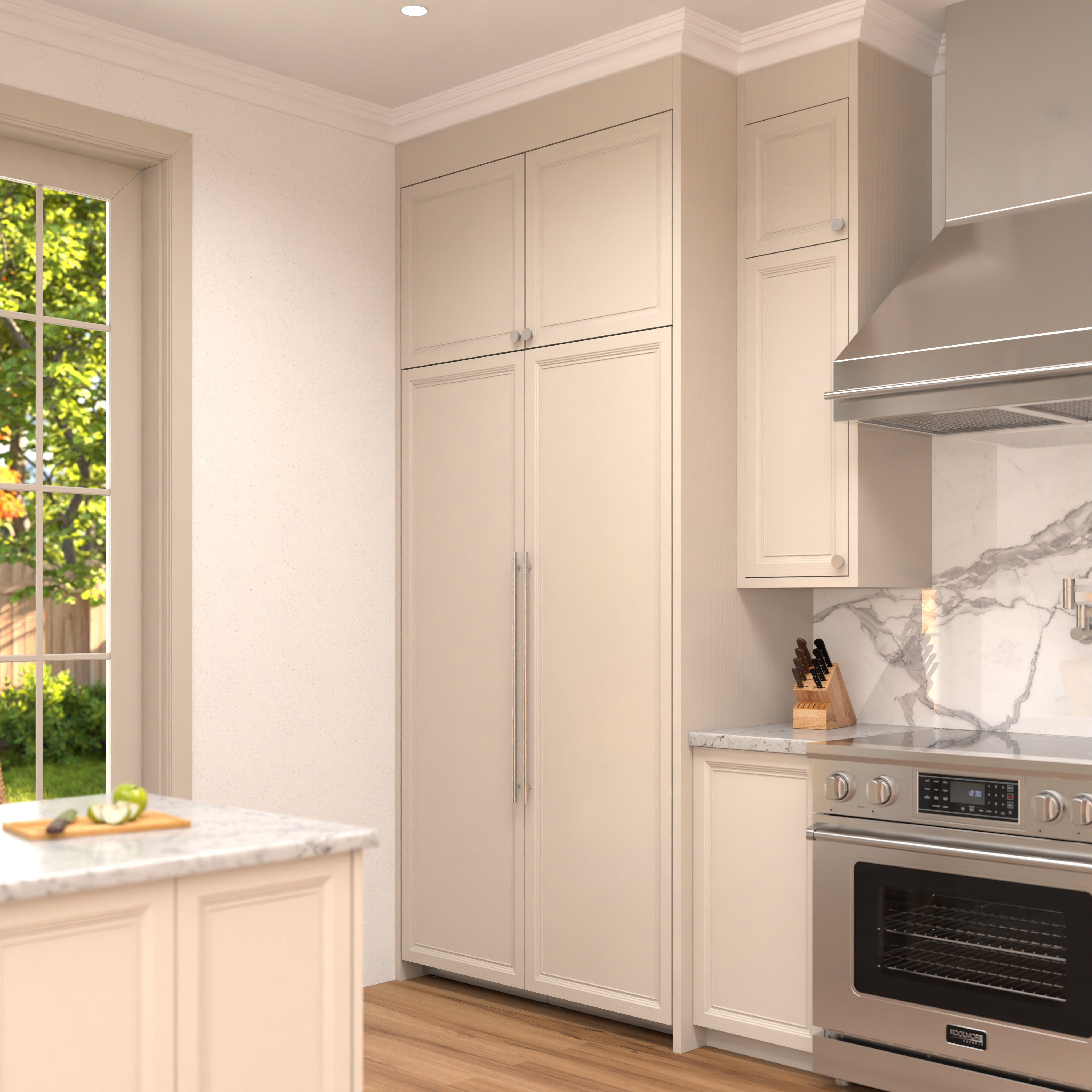 KoolMore Reserve 24 In. Panel Ready Freezer Column With 12.4 Cu. Ft ...