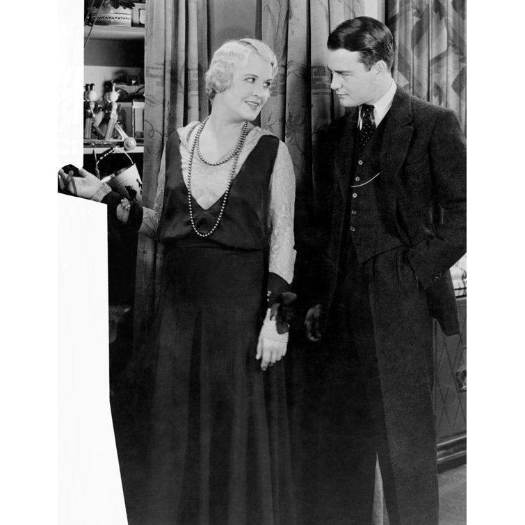 Globe Photos Entertainment Lew Ayres Looking At Actress Janet Gaynor On ...