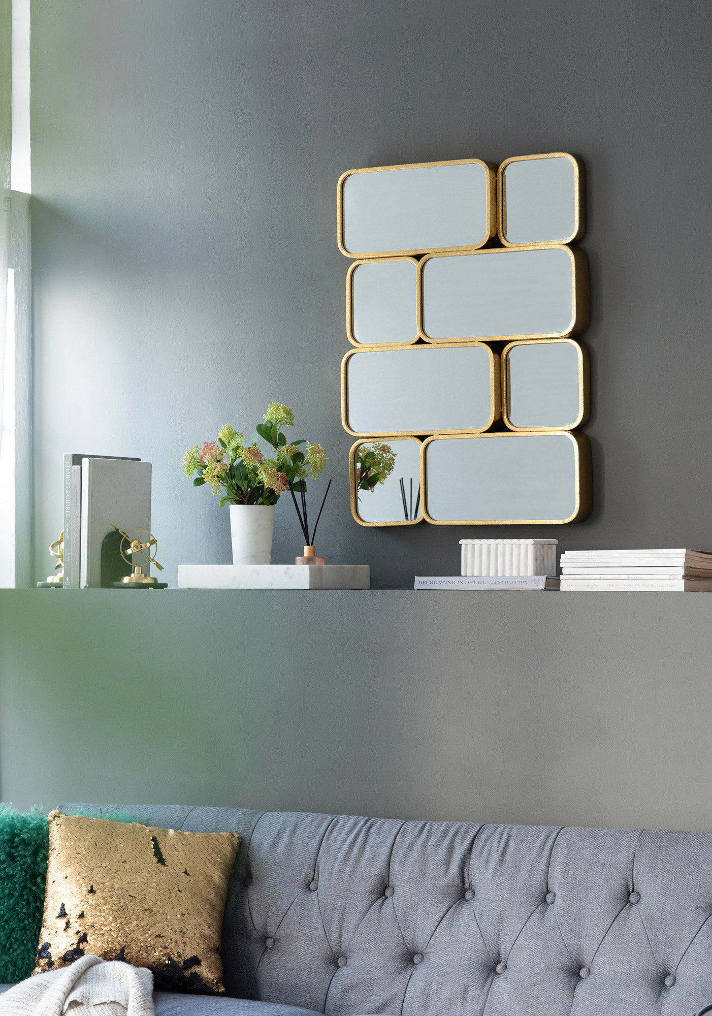 Mercer41 Decorative Rectangle Mirror For Bedroom Dressing Room Hallway ...