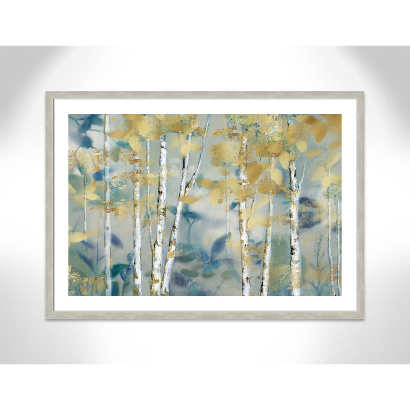 Charlton Home® Gilded Forest I Framed On Paper Print | Wayfair