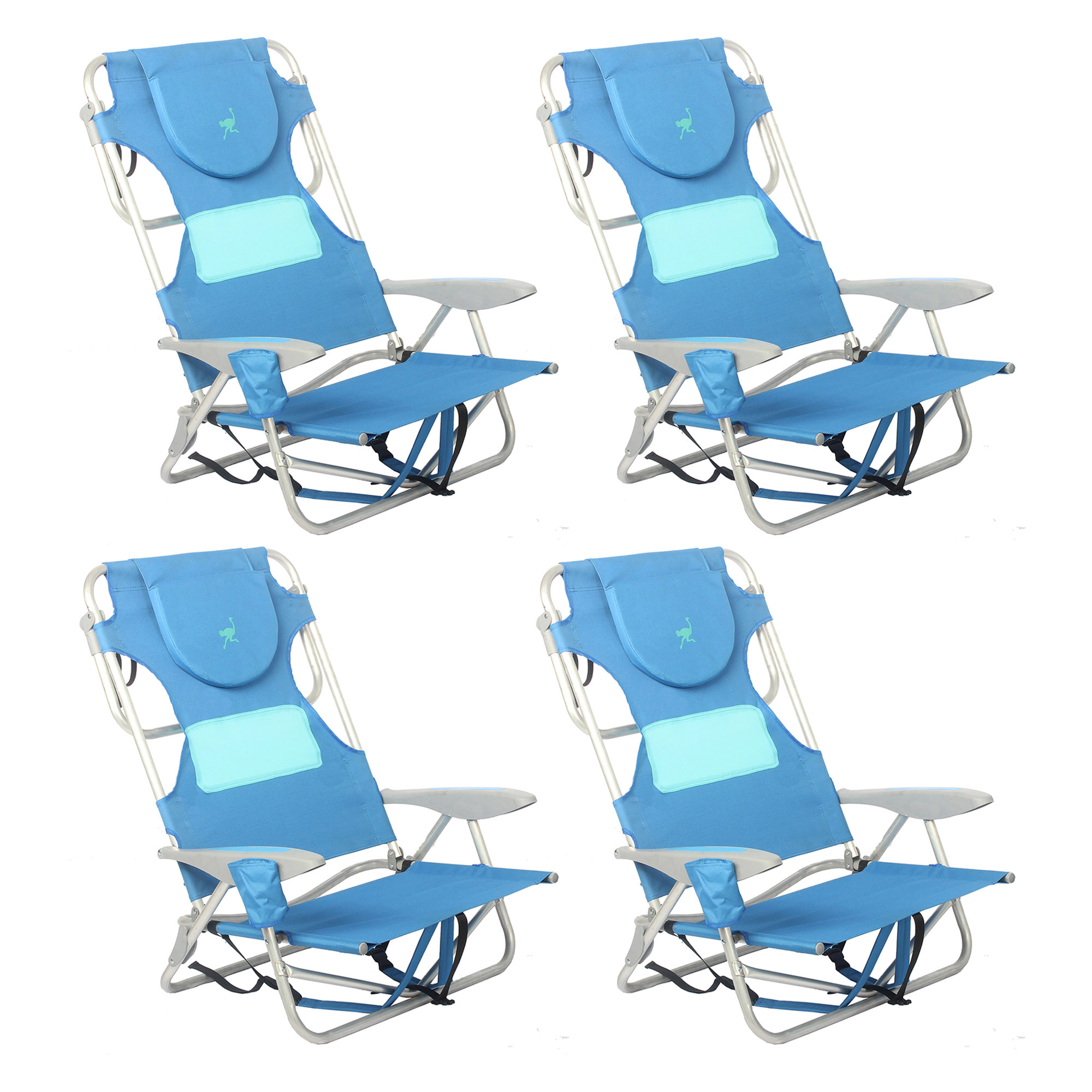 Arlmont & Co. Shavone Reclining Beach Chair | Wayfair