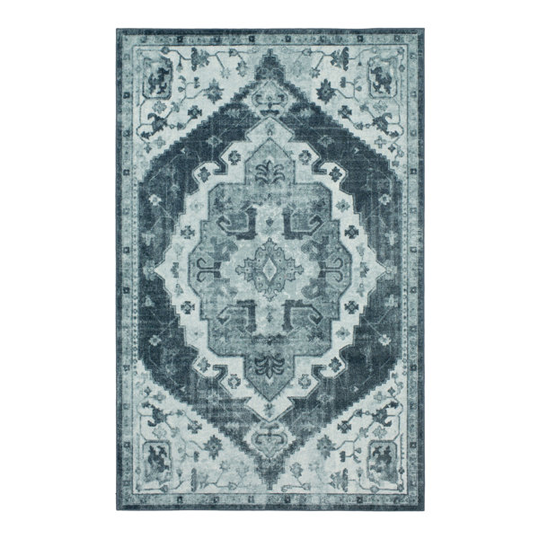 Bungalow Rose Janina Light Grey Area Rug | Wayfair