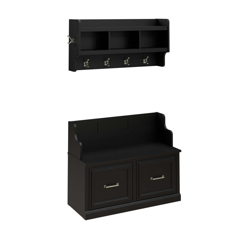 Laurel Foundry Modern Farmhouse Kierra Hall Tree with Shoe Storage ...
