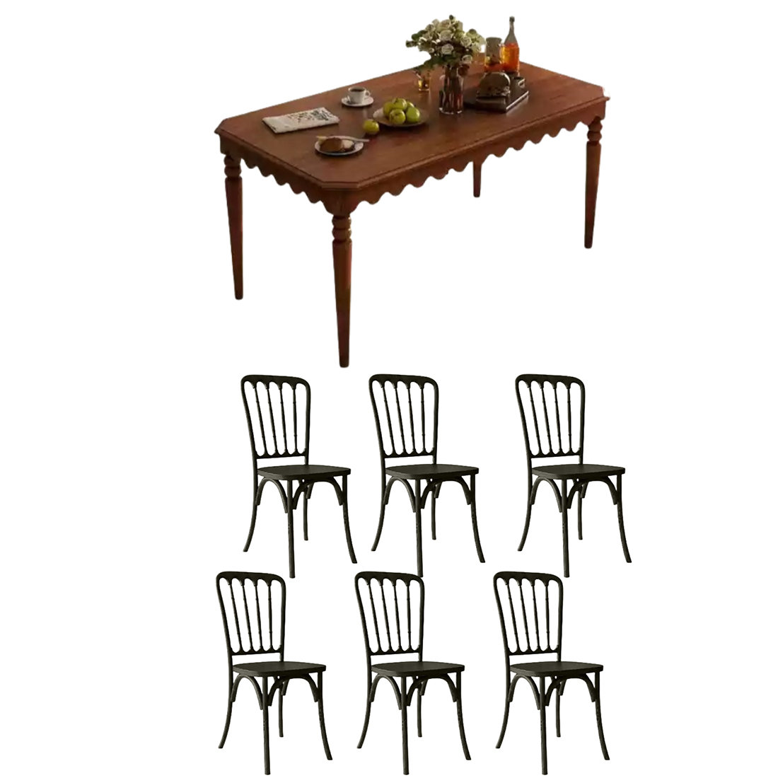 ACMISH Solid Ash Wood Dining Table Sets. - Wayfair Canada