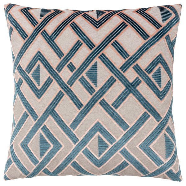 Paoletti Henley Geometric Square Throw Cushion Covers | Wayfair.co.uk