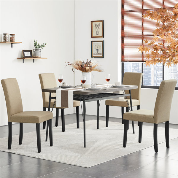 Red Barrel Studio® Upholstered Parson Dining Chairs & Reviews | Wayfair