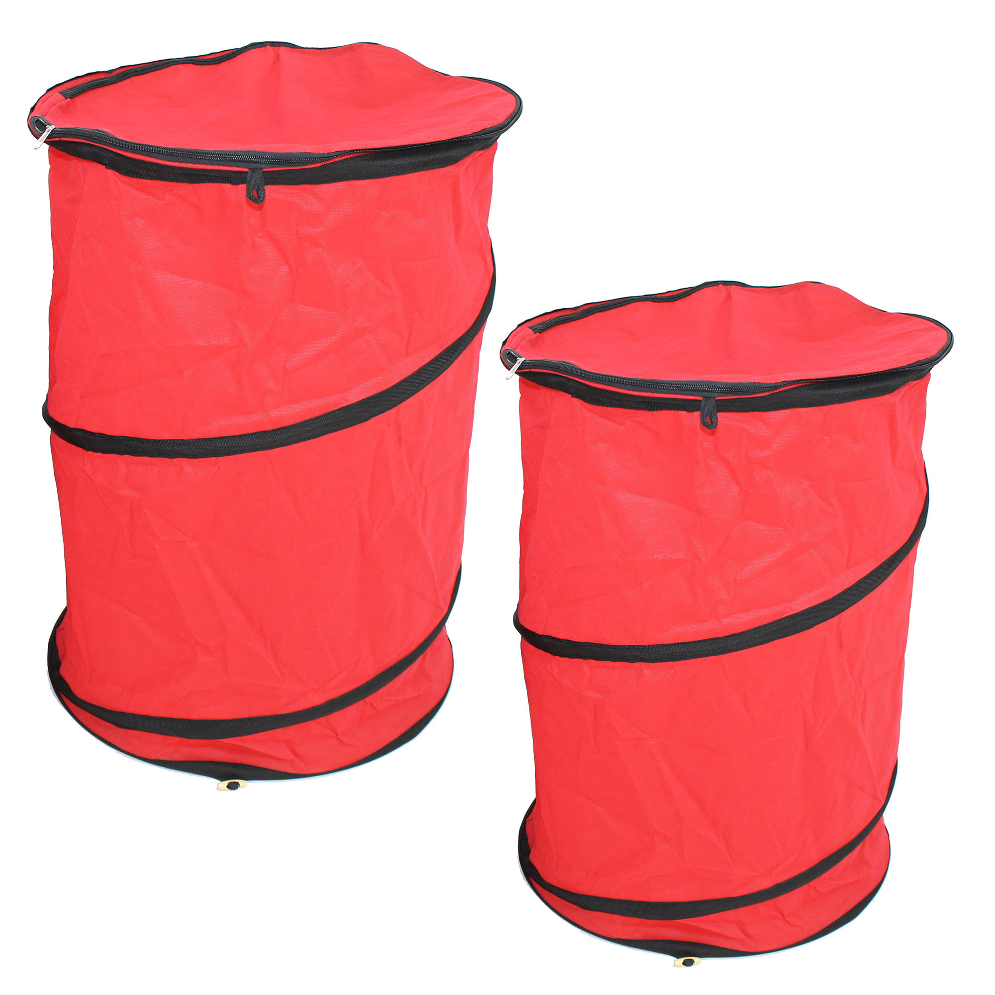 Ebern Designs Red Fabric Pop-up Laundry Hampers - Wayfair Canada