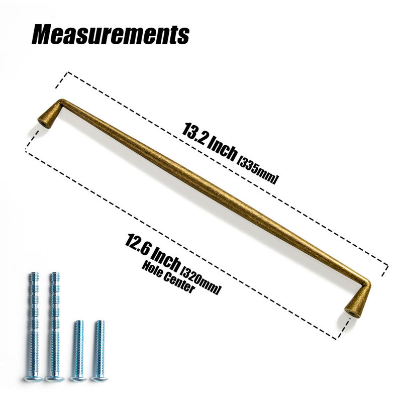 MECANS 12 3/5" Center to Center Bar Pull Multipack & Reviews | Wayfair