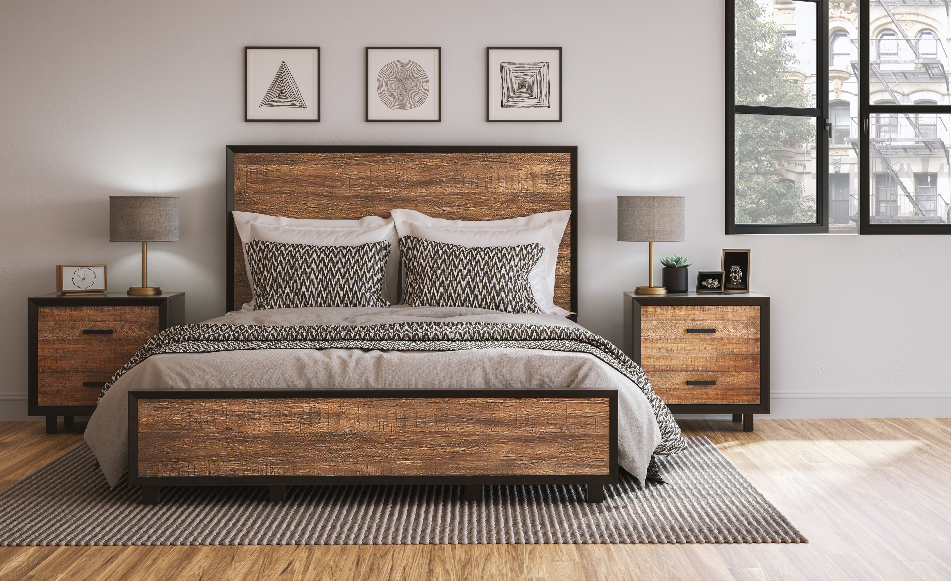 The Twillery Co. Bristol California King Bed | Wayfair