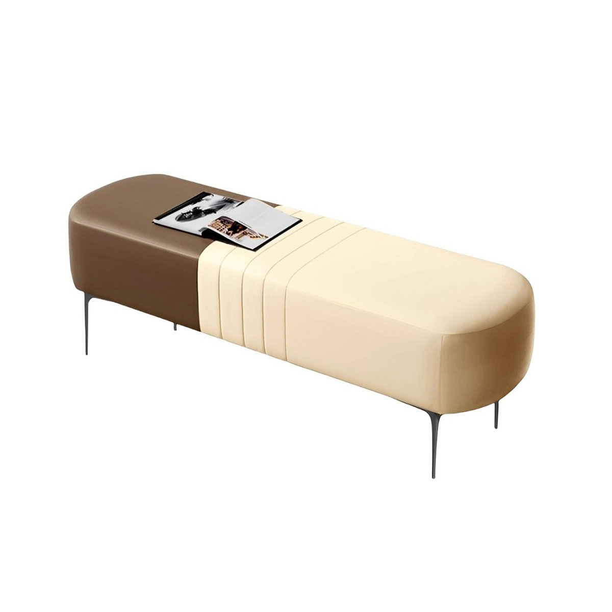 Creative bed end stool Light Luxury Italian Style Bedroom Bed End Stool ...