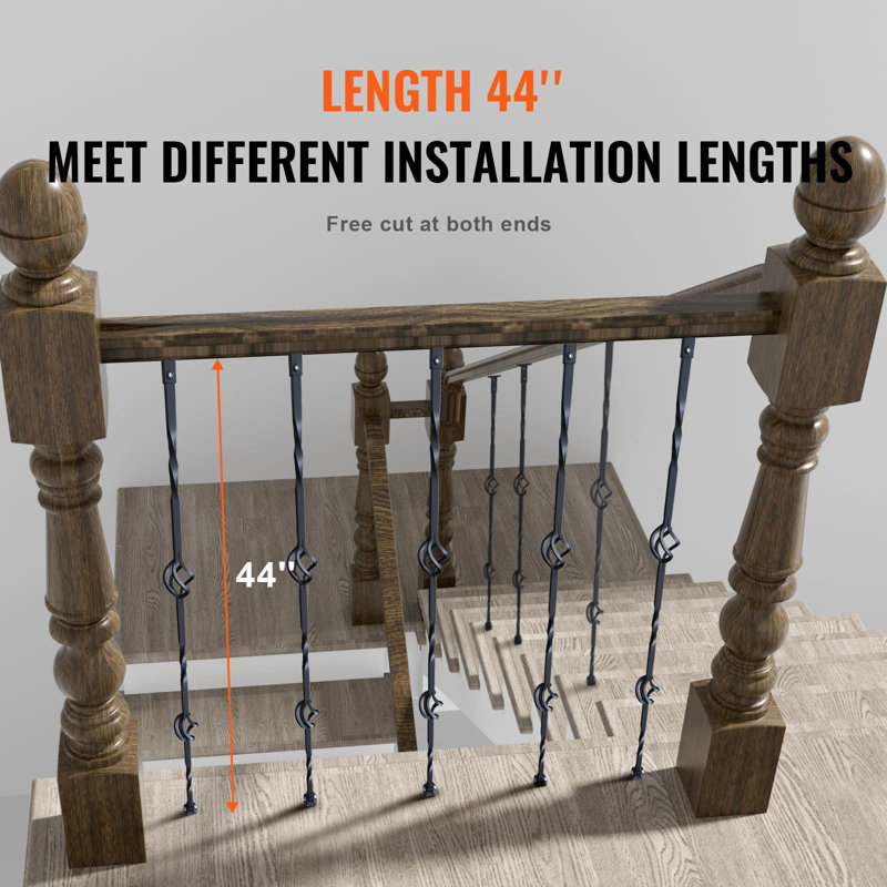 BTERAZ Double Basket Metal Balusters 10 Pack | Wayfair