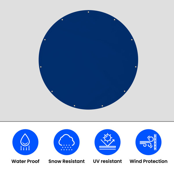Covers & All Heavy Duty Multipurpose Outdoor Waterproof Round Tarp ...