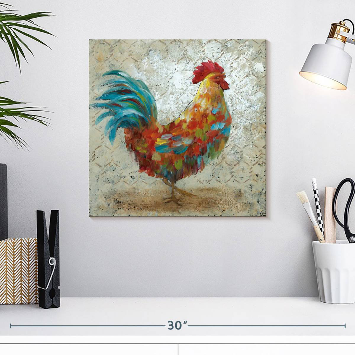 Ebern Designs Brampt Fancy Rooster I | Wayfair
