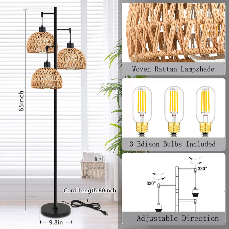 Breakwater Bay Guth 65'' Tree Floor Lamp | Wayfair