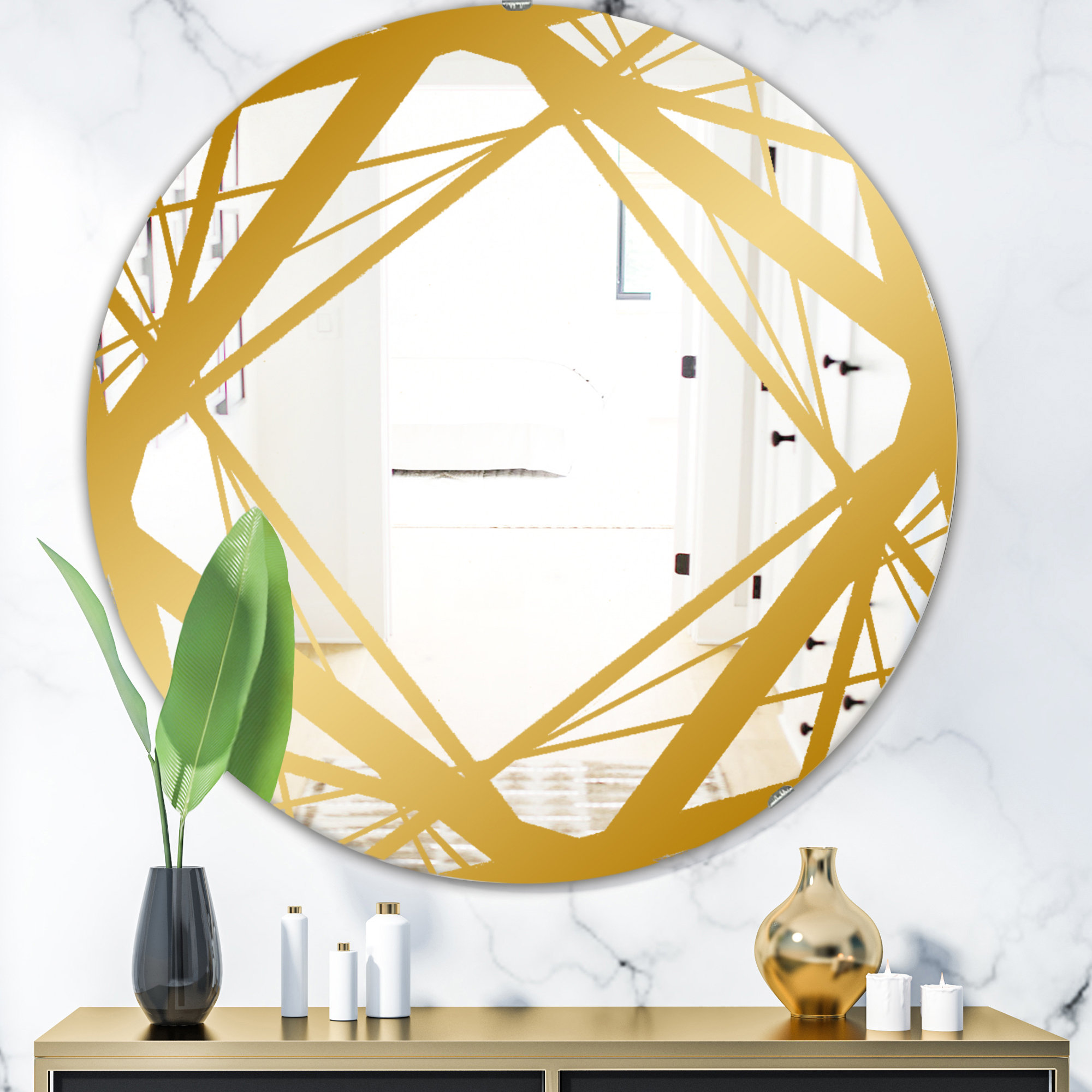 East Urban Home Capital Essential 24 Glam Vanity Mirror | Wayfair