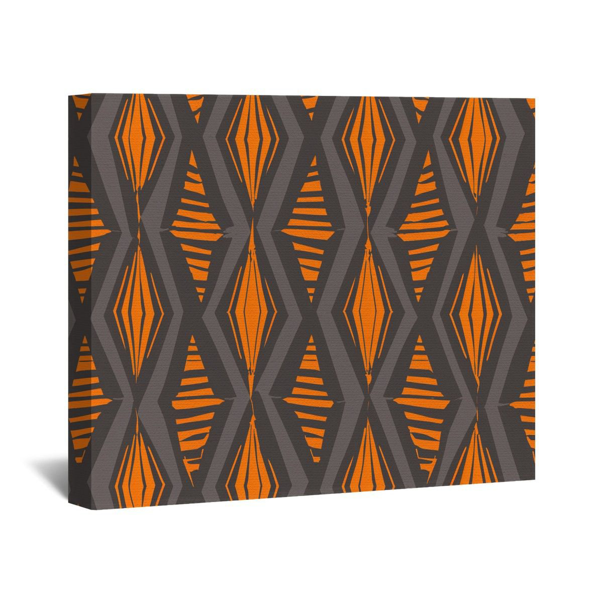Union Rustic Abstract Geometry Canvas Wrap - Cool Pattern Wall Decor ...