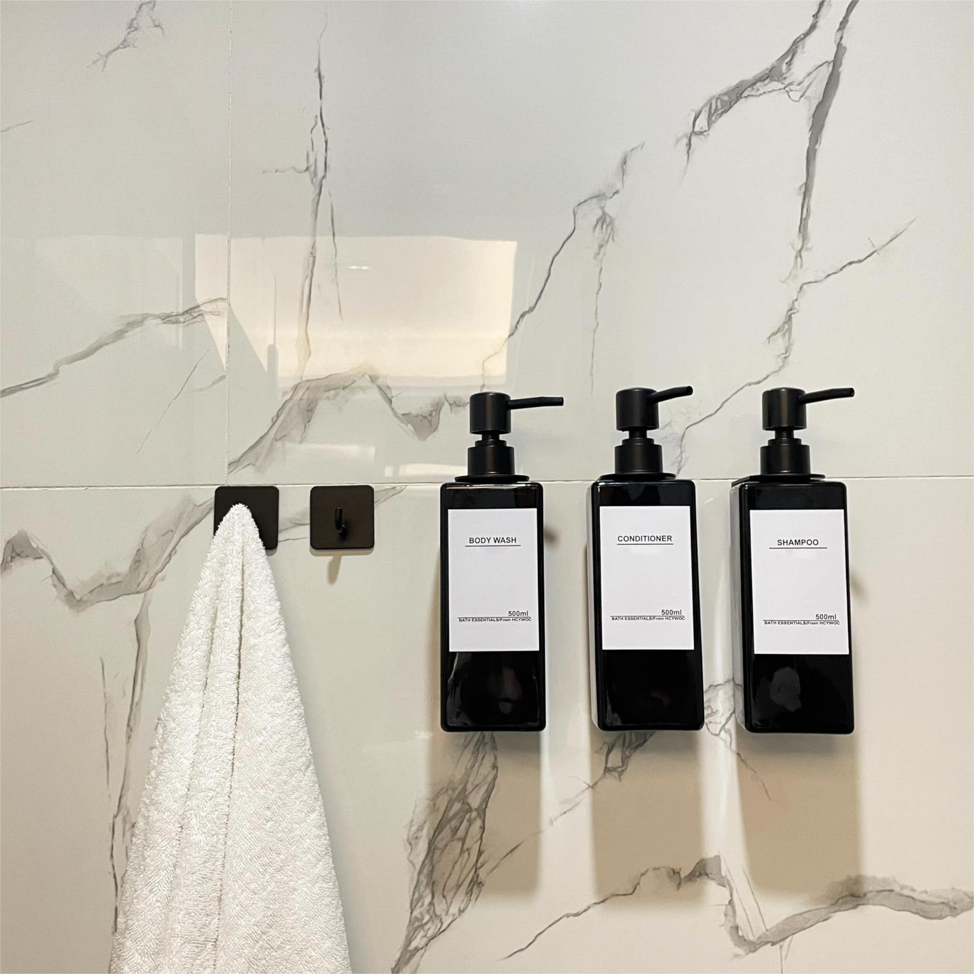 ColorLife Shampoo Dispenser For Shower Wall, Shampoo And Conditioner ...