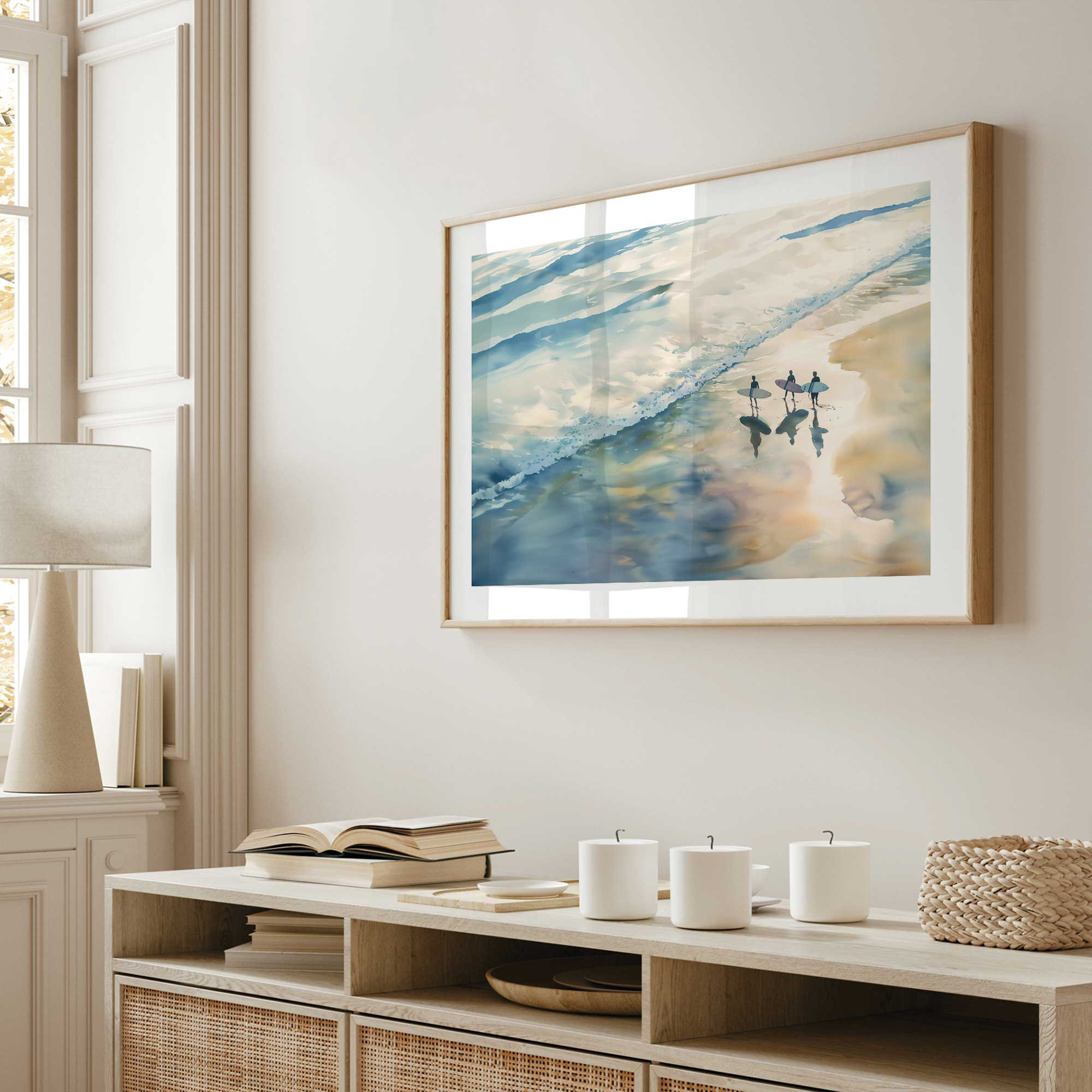 Highland Dunes Surfside Trio Framed Print | Wayfair