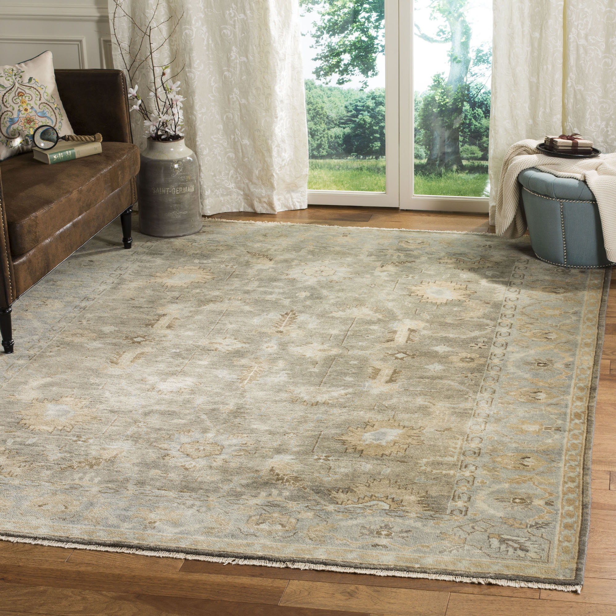 Canora Grey Ajaylah Hand Knotted Wool Oriental Rug | Wayfair