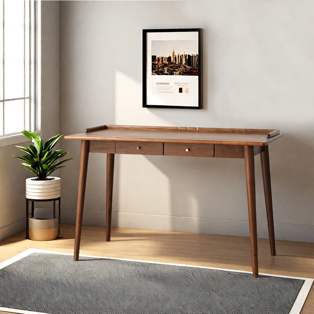 Corrigan Studio® Japanese style minimalist small desk | Wayfair