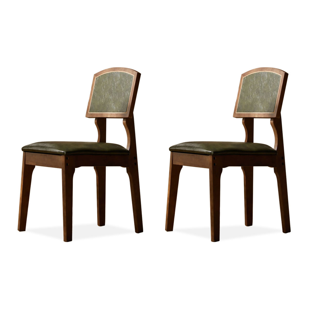 Red Barrel Studio® 18.11" Solid back side Chair(Set of 2) | Wayfair