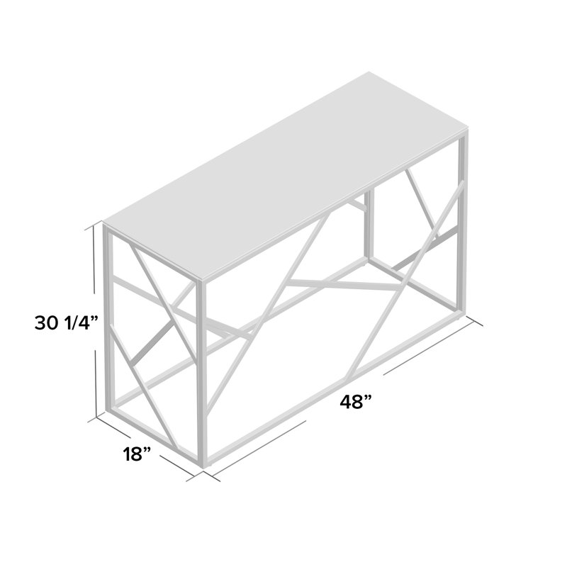 Everly Quinn Namiko 48" Console Table & Reviews | Wayfair