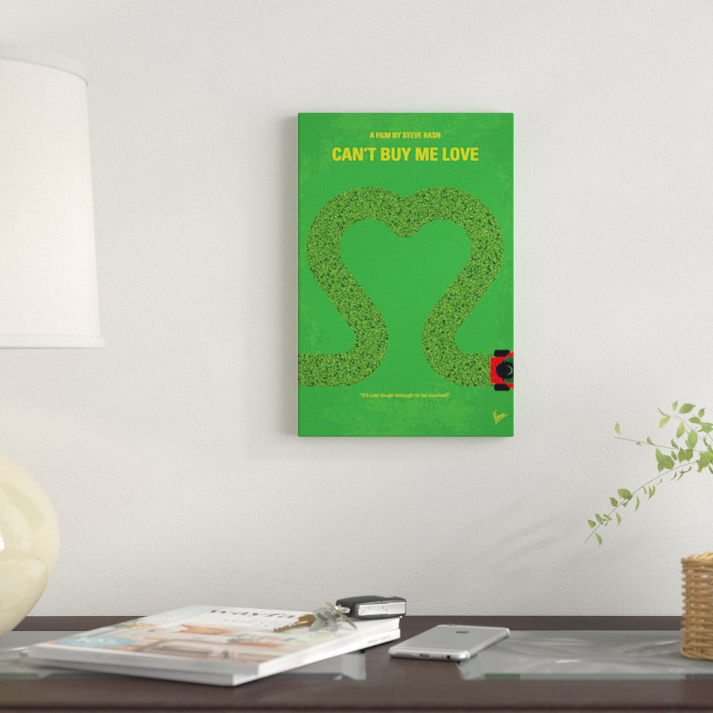 East Urban Home Can't Buy Me Love Minimal Movie Poster by Chungkong ...