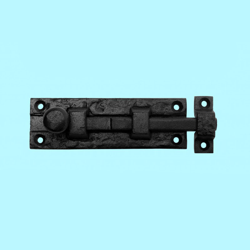 The Renovators Supply Inc. Wrought Iron Cabinet Door Slide Bolt 4" W ...