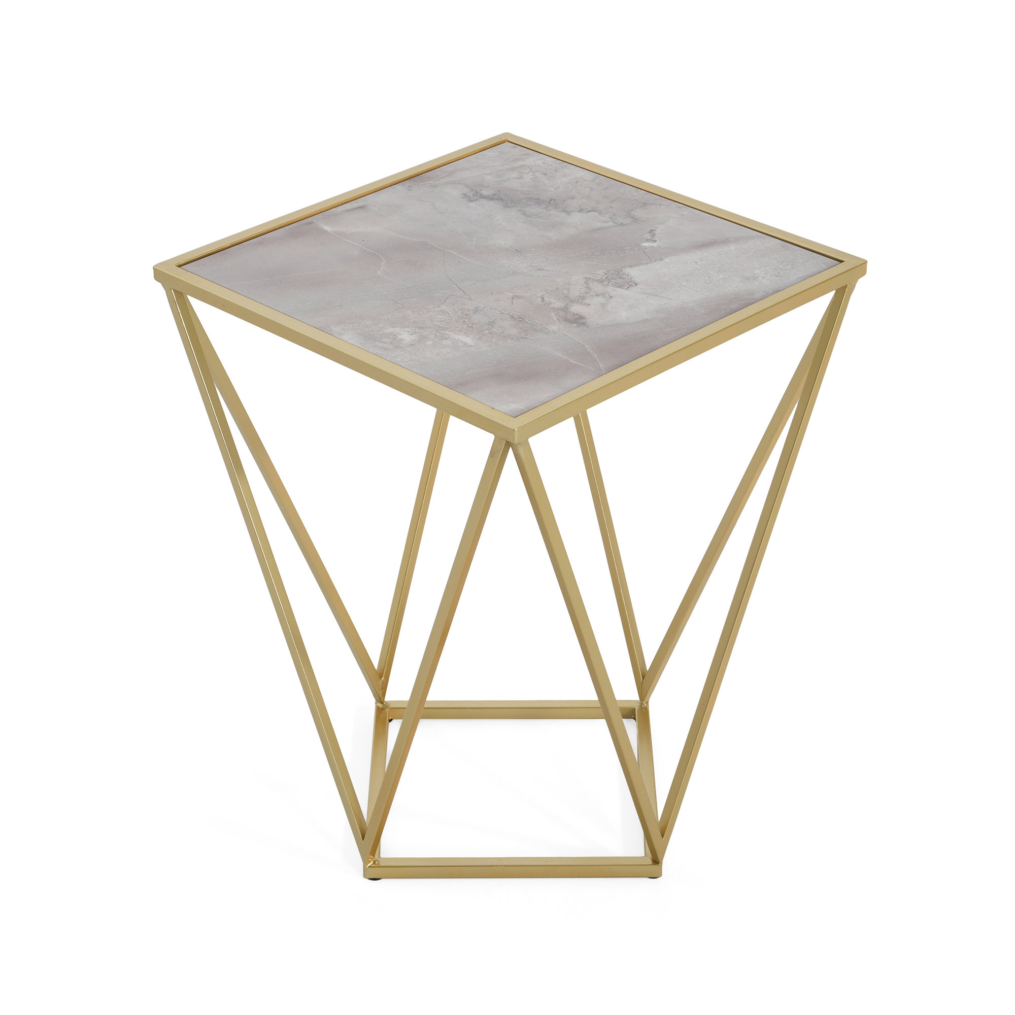 Wrought Studio™ Creative Simple Glass Side Table Only The Table, No ...