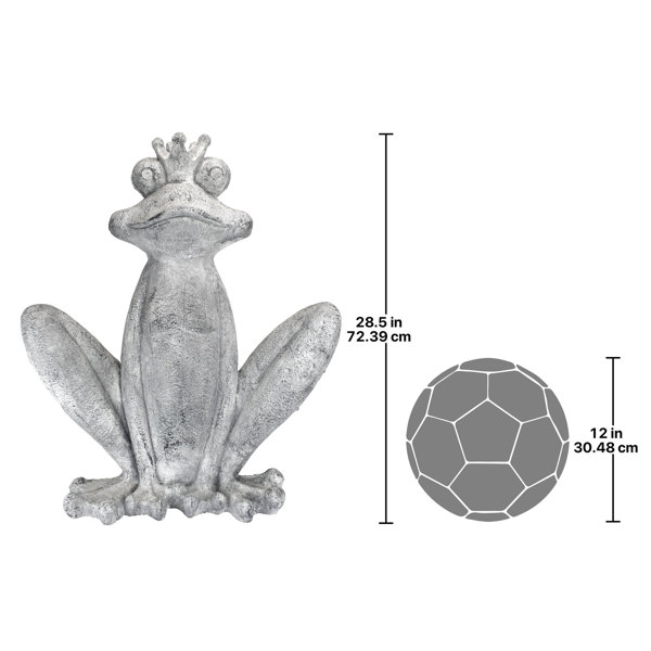 Design Toscano Big Olde Bullfrog King Garden Statue "& Reviews" | Wayfair