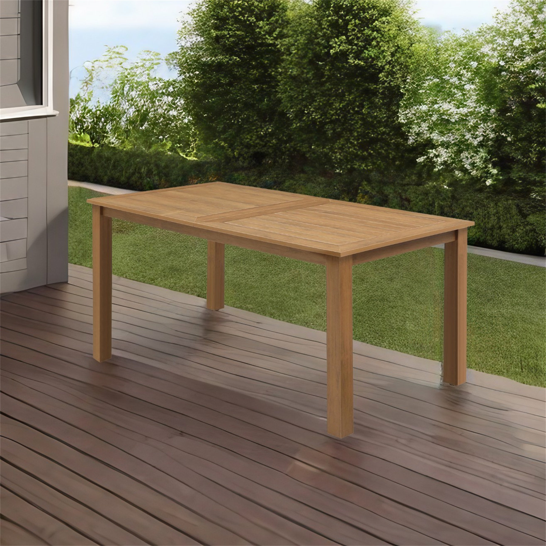 Wildon Home® Arrie 4 - Person Rectangular Outdoor Dining Set - Wayfair ...