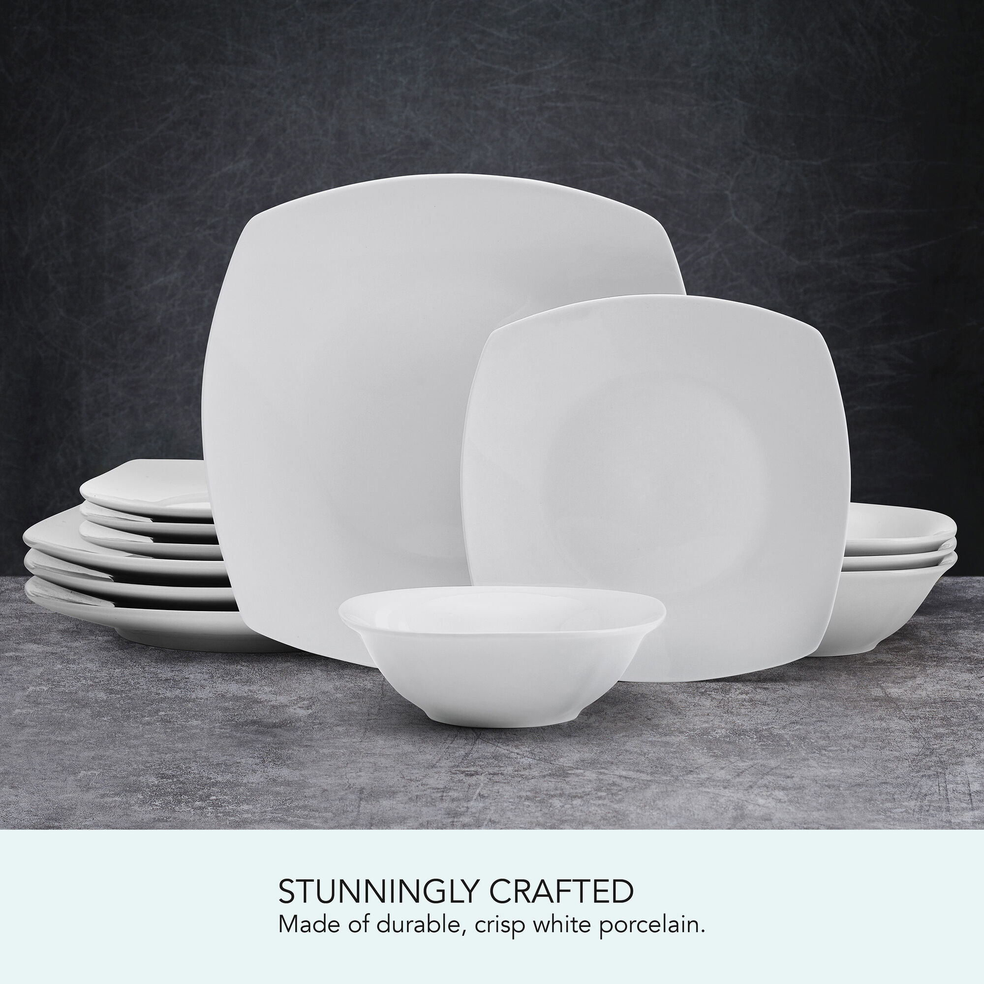 Studio Nova Porcelain China Dinnerware - Set of 12 - Wayfair Canada