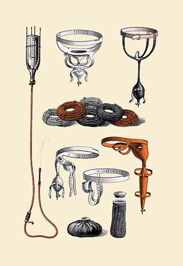 Buyenlarge 'Urinals, Tubes, and Ice Packs' by Jules Porges Graphic Art ...