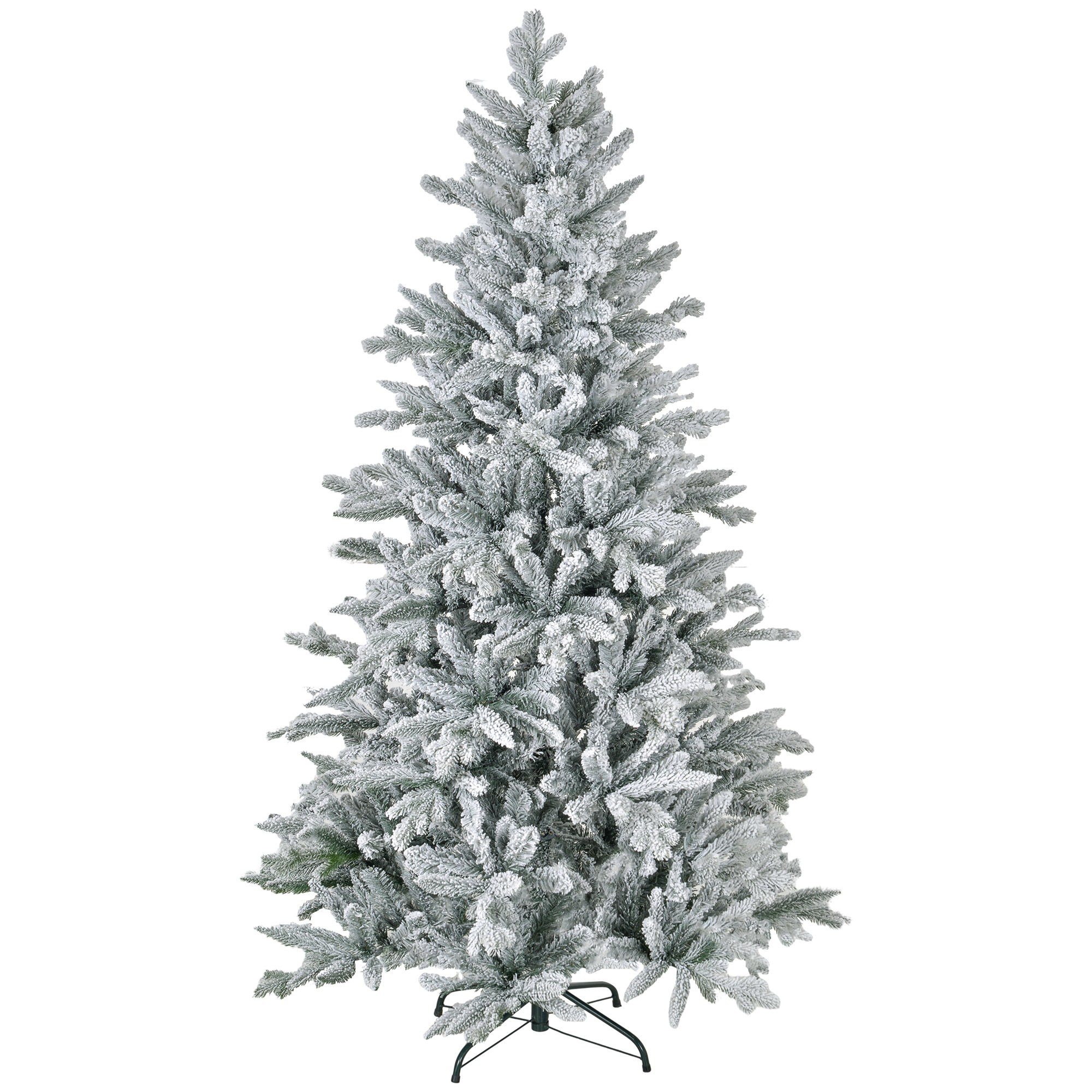 The Holiday Aisle® Snowdrop Artificial Christmas Tree with Hinges for ...