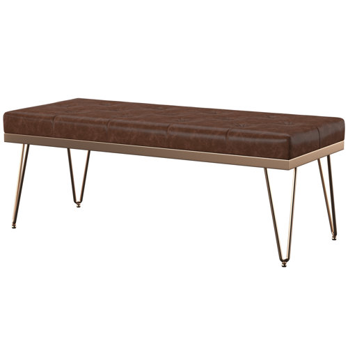 George Oliver Brychan Upholstered Bench & Reviews | Wayfair