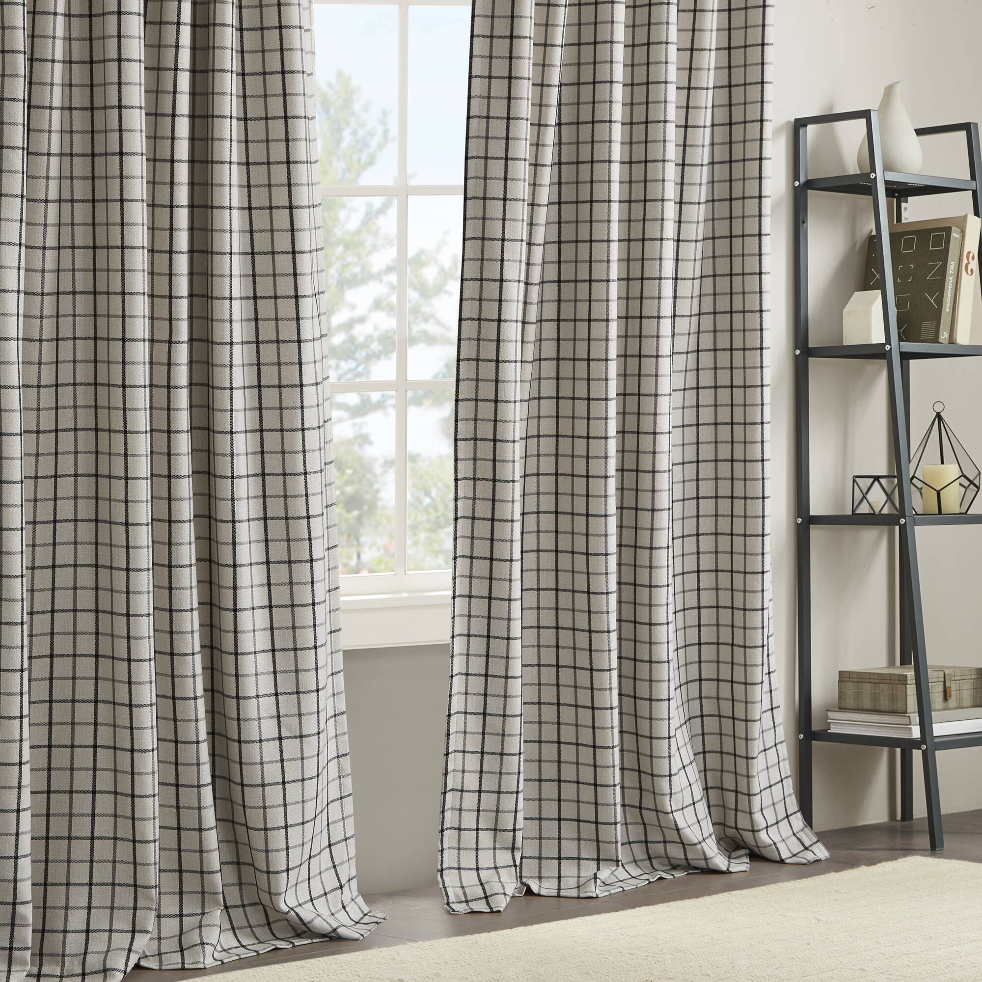 Hokku Designs Plain Rod Pocket & Back Tab Curtain Panel, Single Piece ...