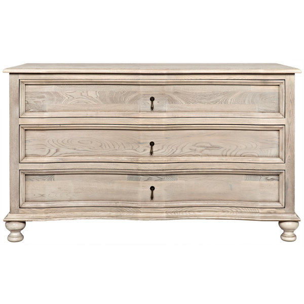 Noir 3 - Drawer Dresser | Wayfair