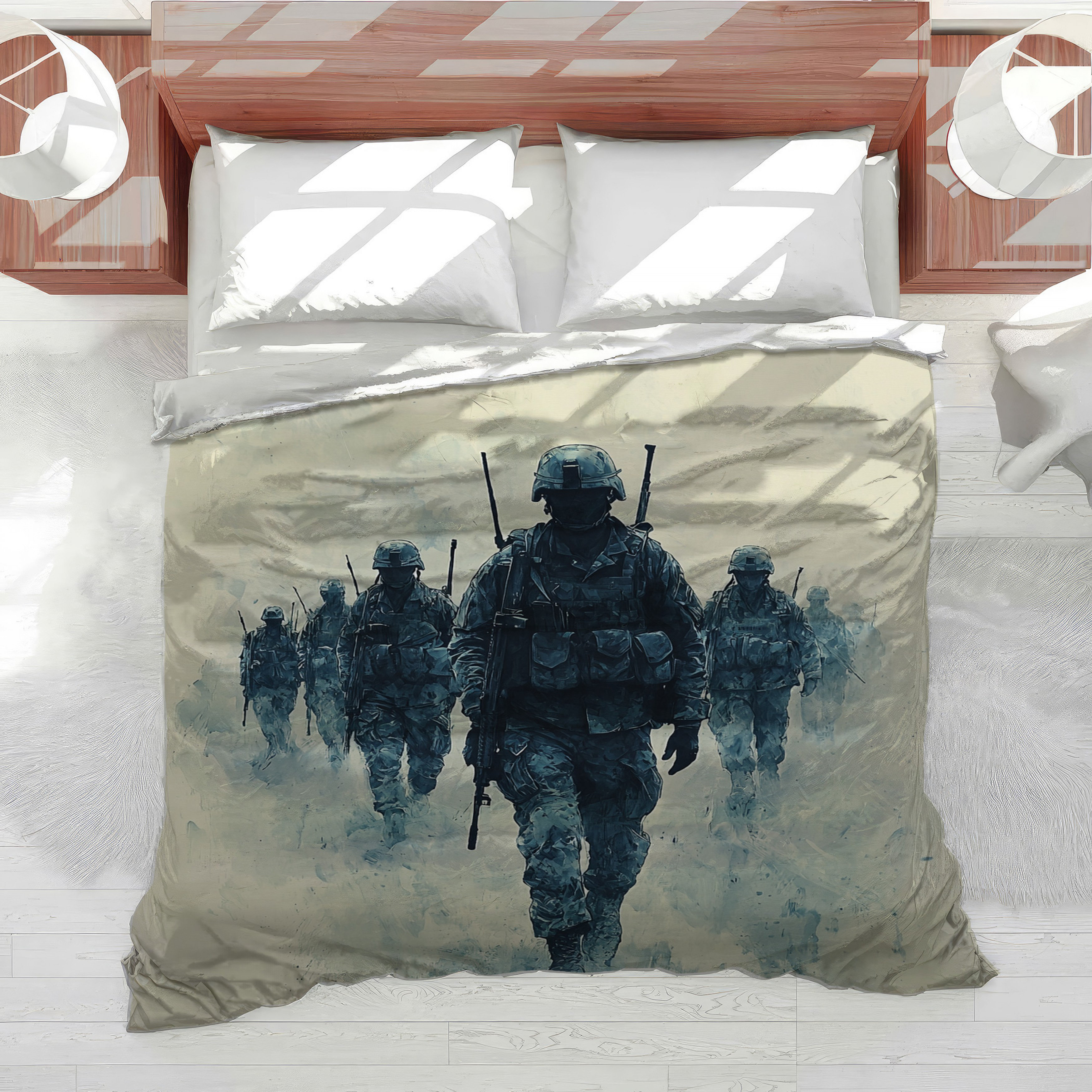 VisionDecor Soldiers Bedding Military Comforter Industrial | Wayfair
