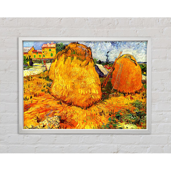 Bright Star Van Gogh Haystacks In Provence - Single Picture Frame Art ...
