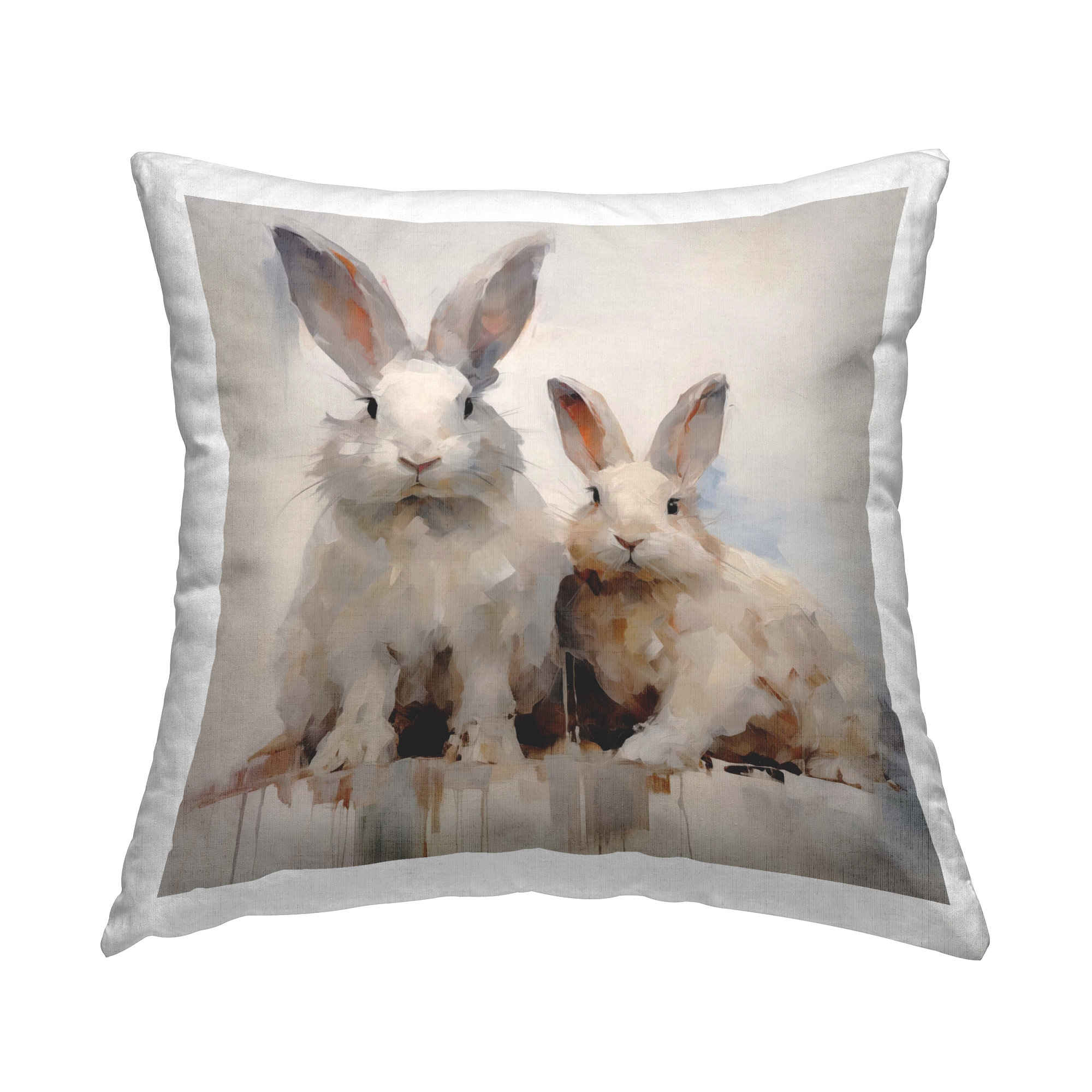 Stupell Industries Fluffy Spring Rabbits Design by Arlington Prints ...