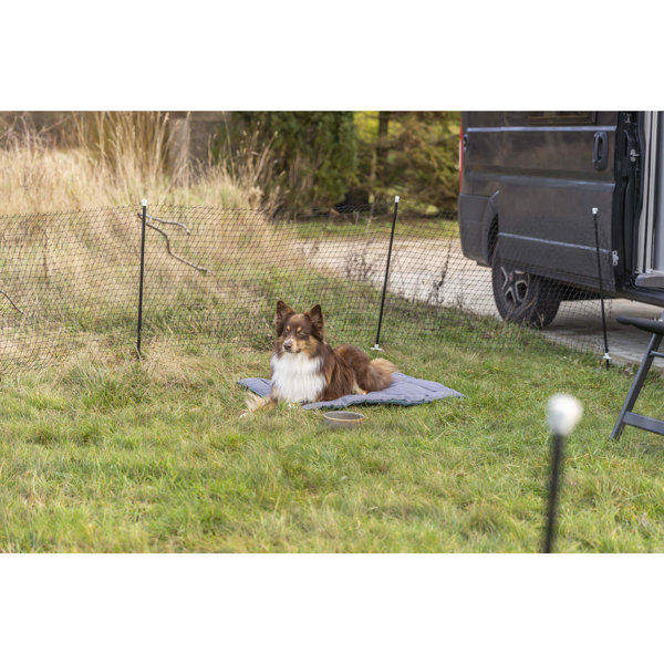 TRIXIE Portable Pet Fence, Mesh Dog Playpen, Ideal Outdoor Camping ...